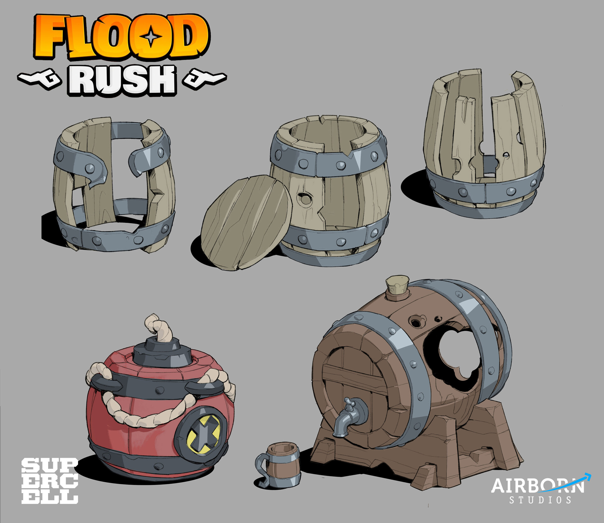 Airborn Studios - Floodrush - Clam Island Concepts