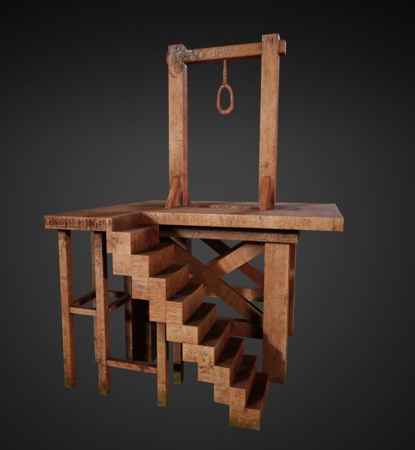 ArtStation - Halloween Gallows