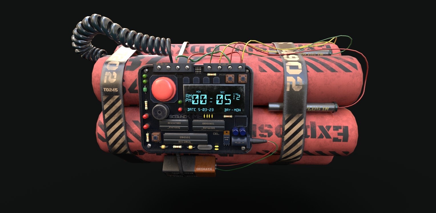 ArtStation - Dynamite Time Bomb