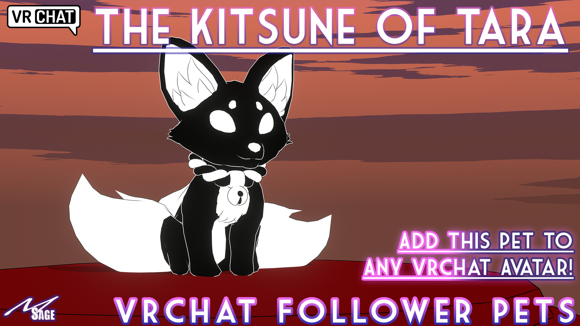 MSage - The Kitsune of Tara - VRChat Pets