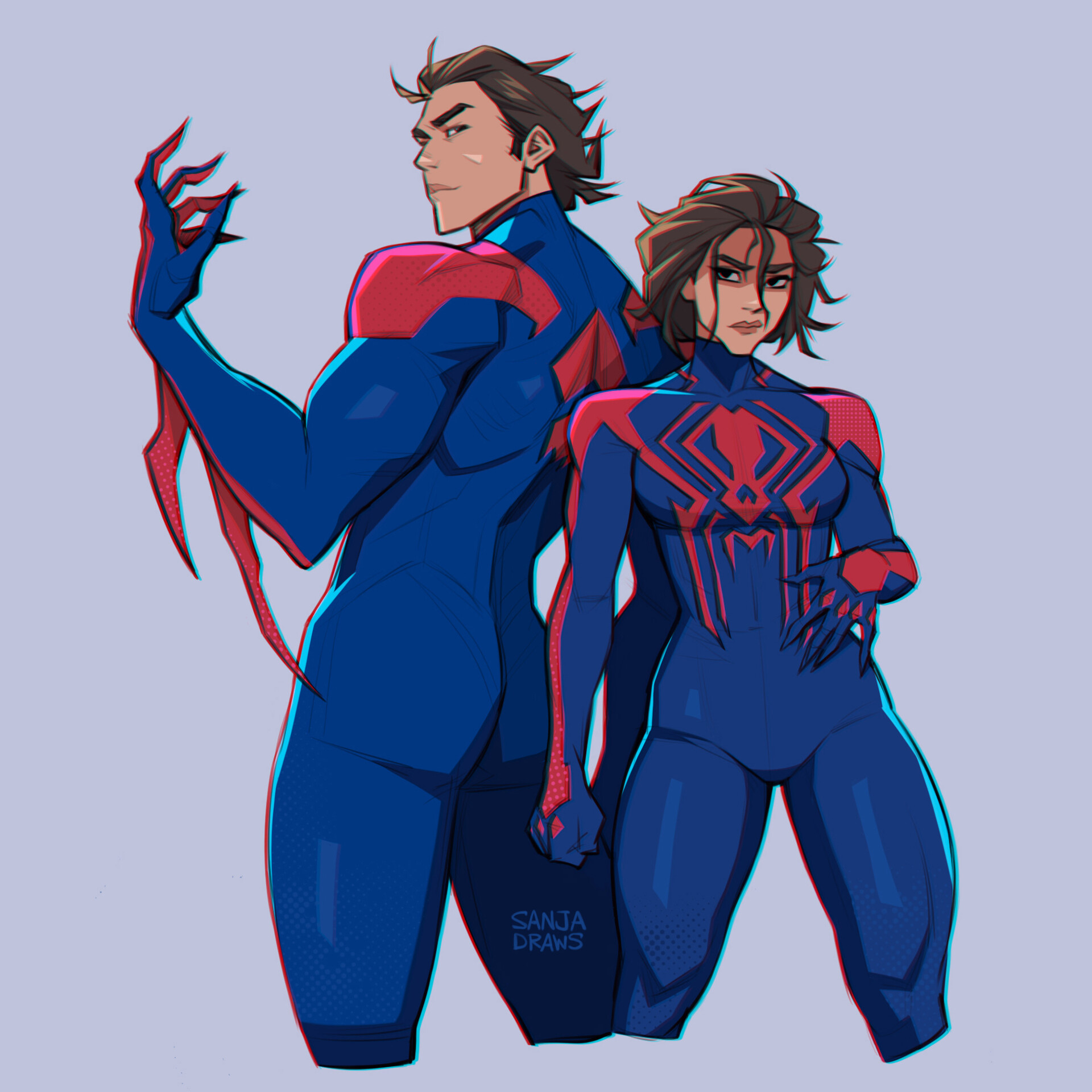 ArtStation - Spider-people 2099