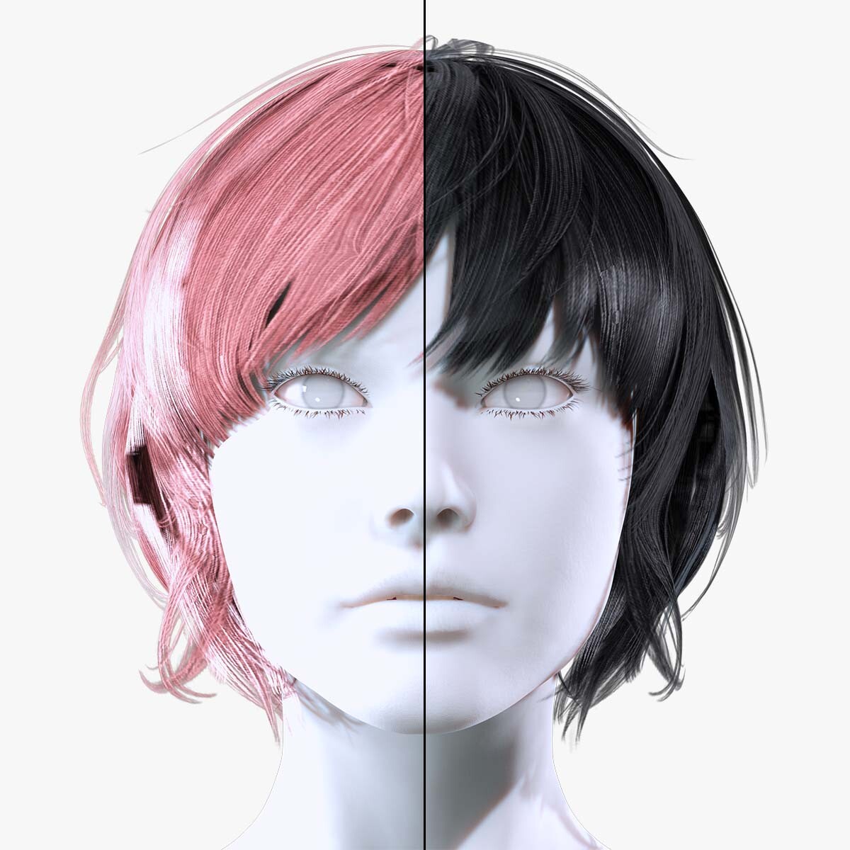 ArtStation - Female Bob Hair