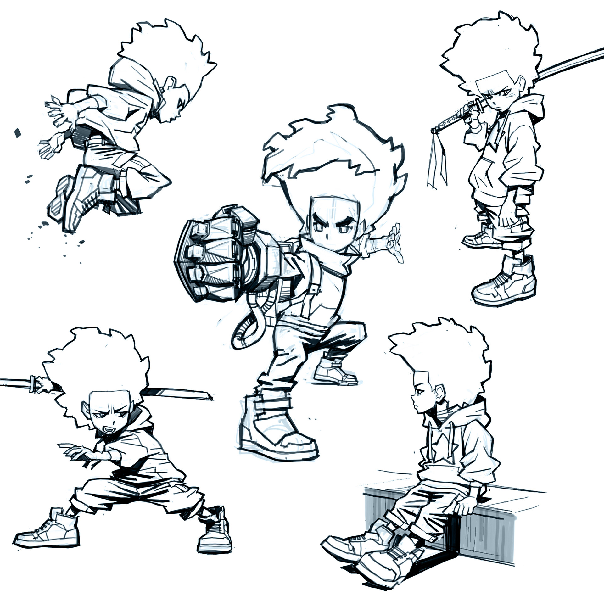Seung Eun Kim - The Boondocks Reboot art 2