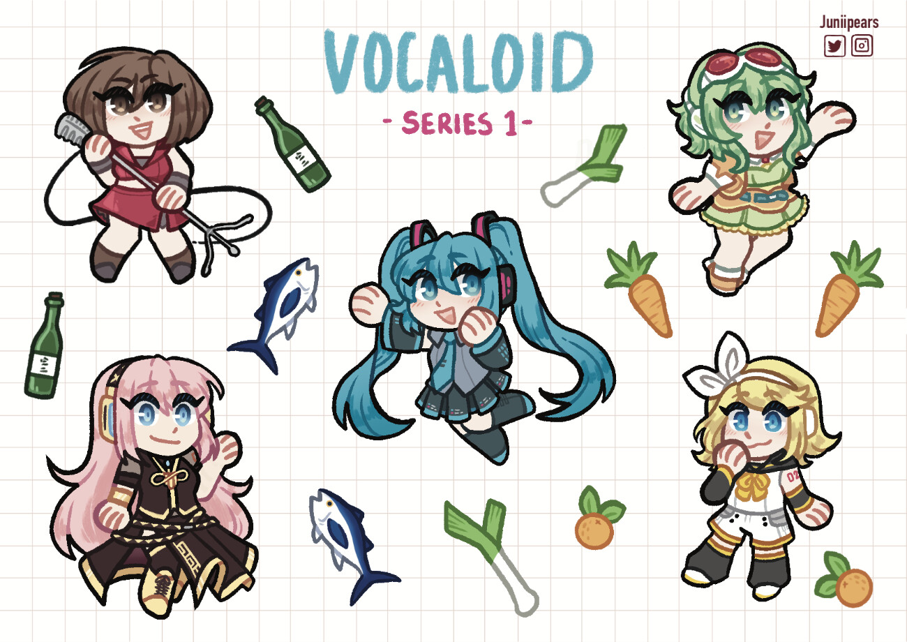 Juniper - Vocaloid: Series 1 Stickers