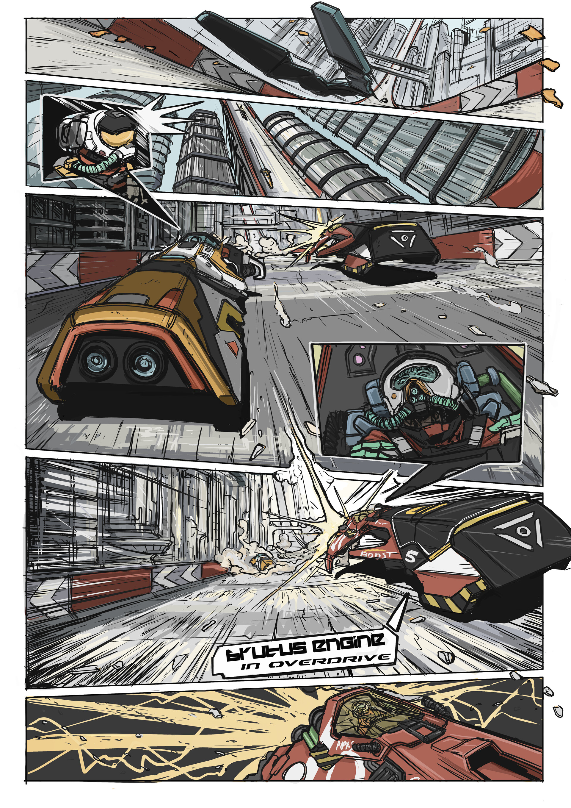 ArtStation - Panel Ideas Designs Racing