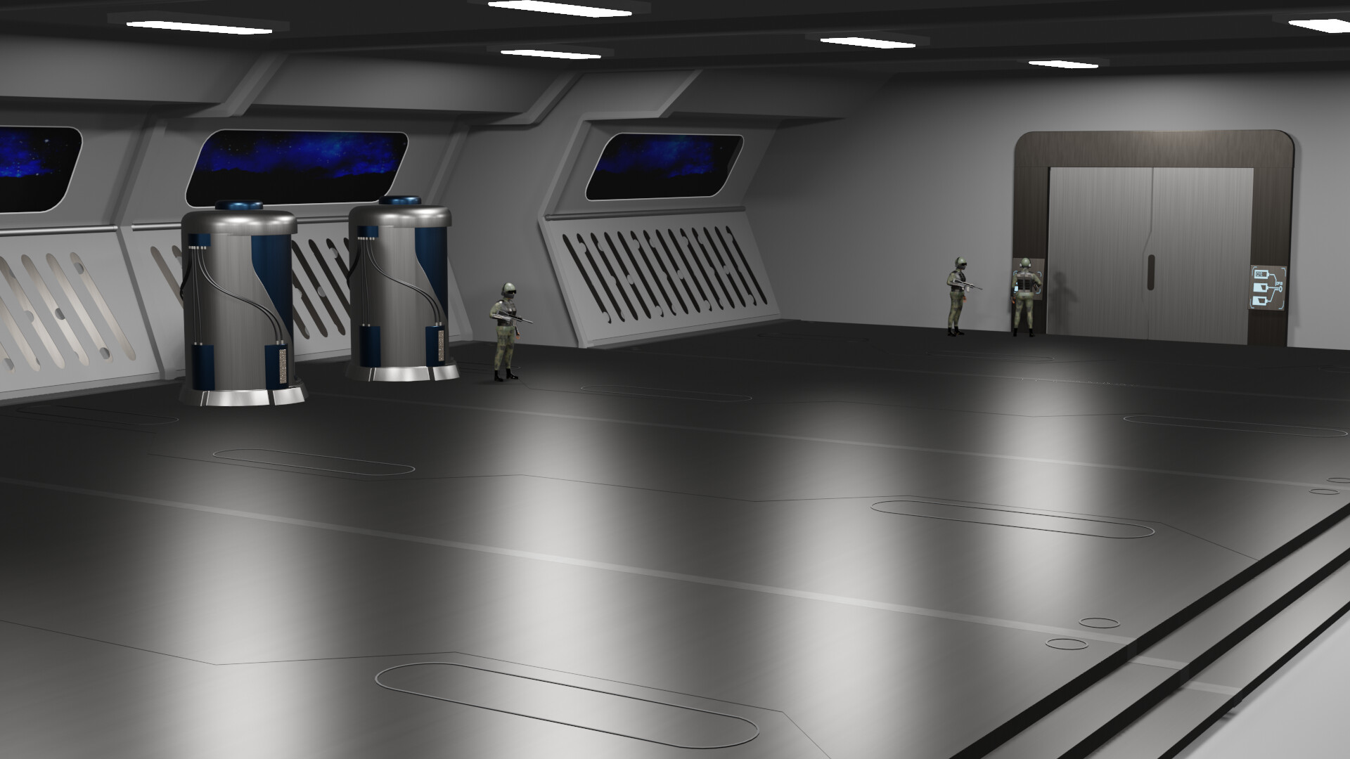 ArtStation - A sci-fi room