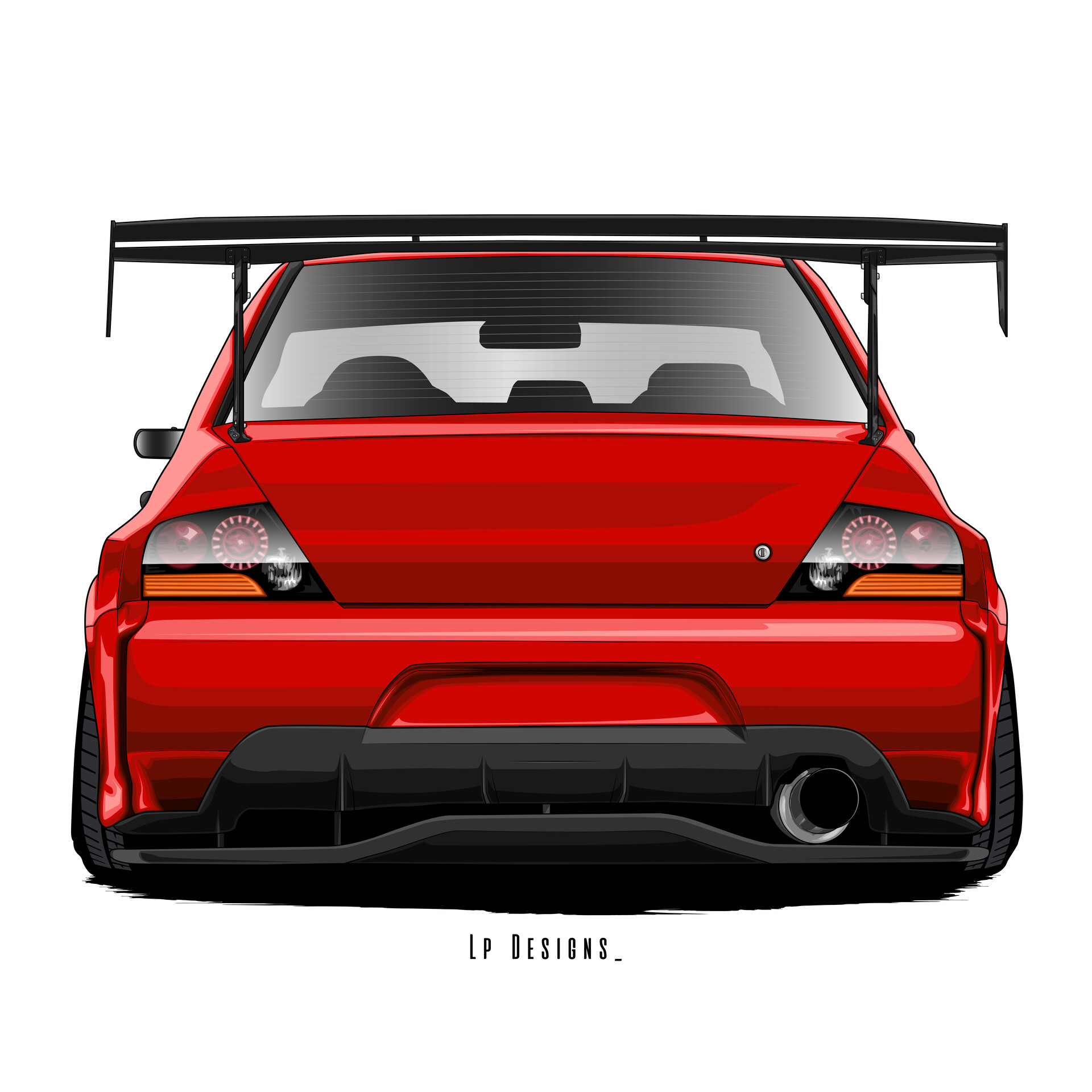 ArtStation - Mitsubishi Evolution IX