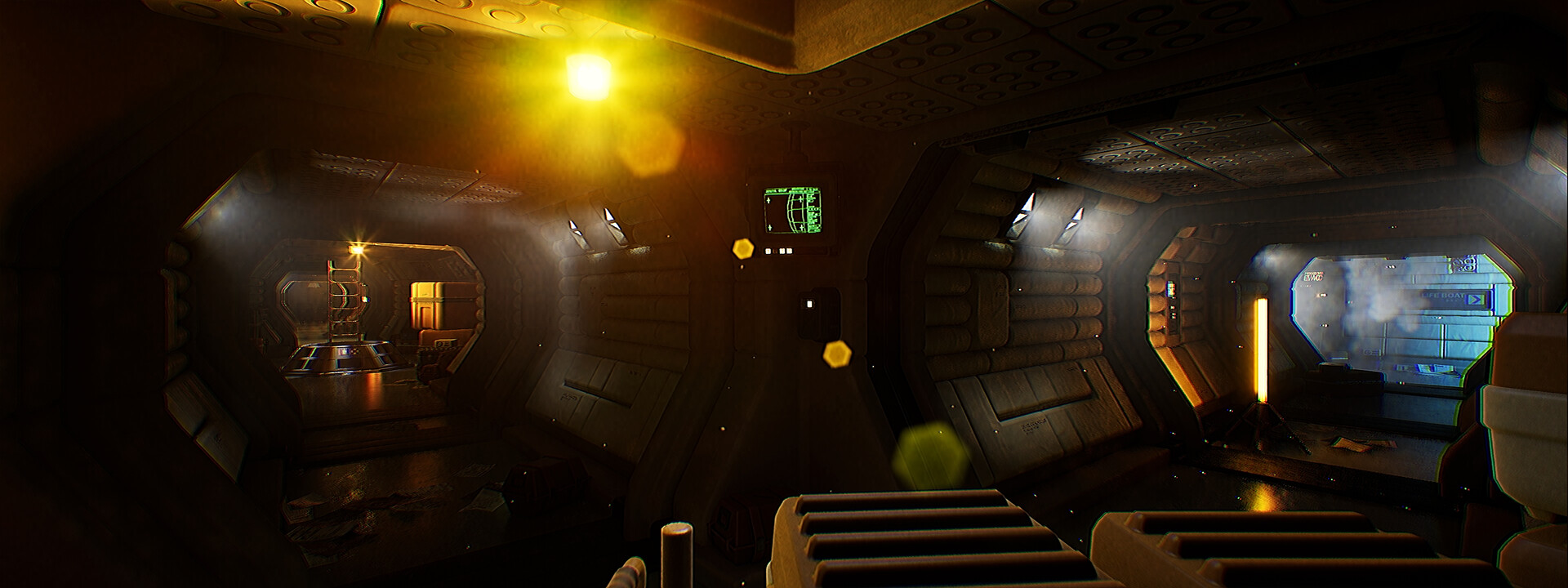 Mark Normington - Sevastopol Station - Alien Isolation Fan Art