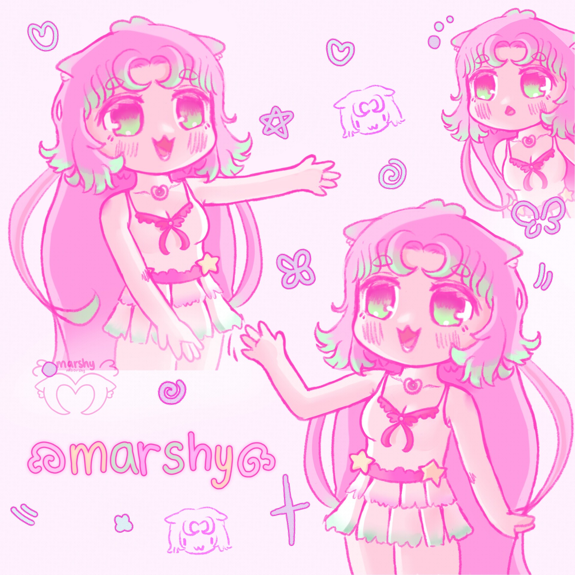 ArtStation - marshy doodle page 🩷🎀