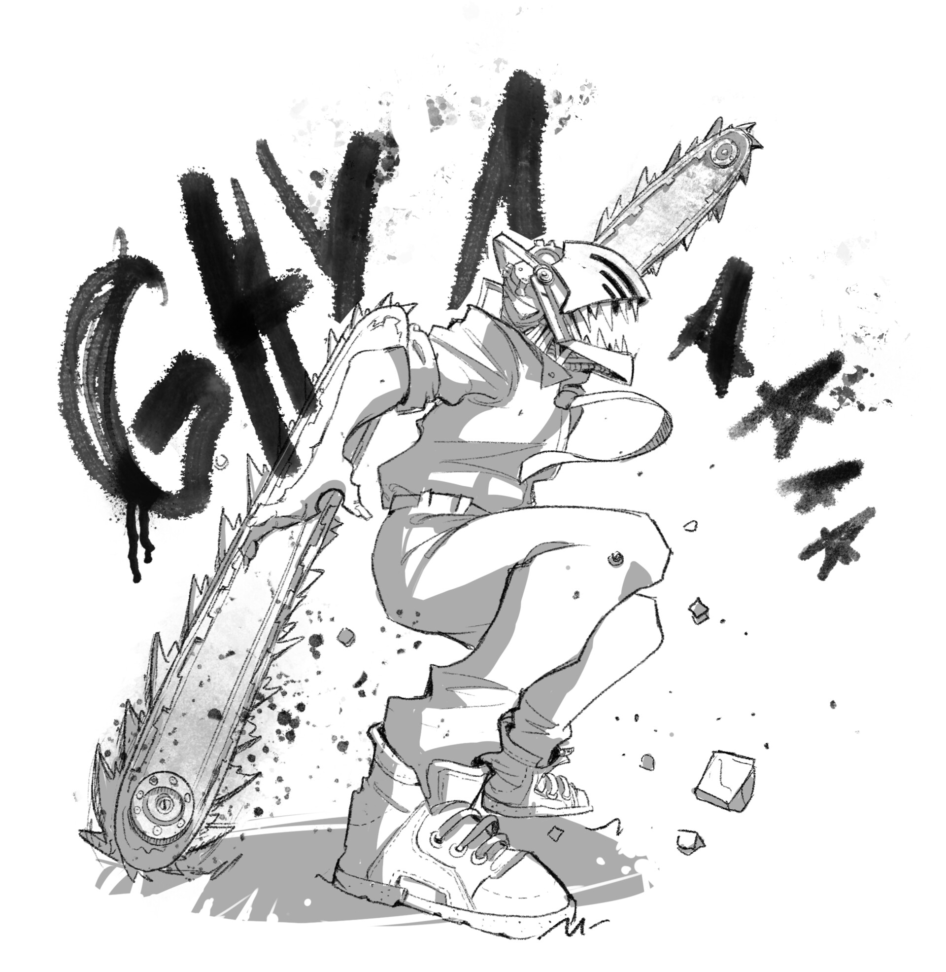 ArtStation - Chainsaw Man Fan Art!