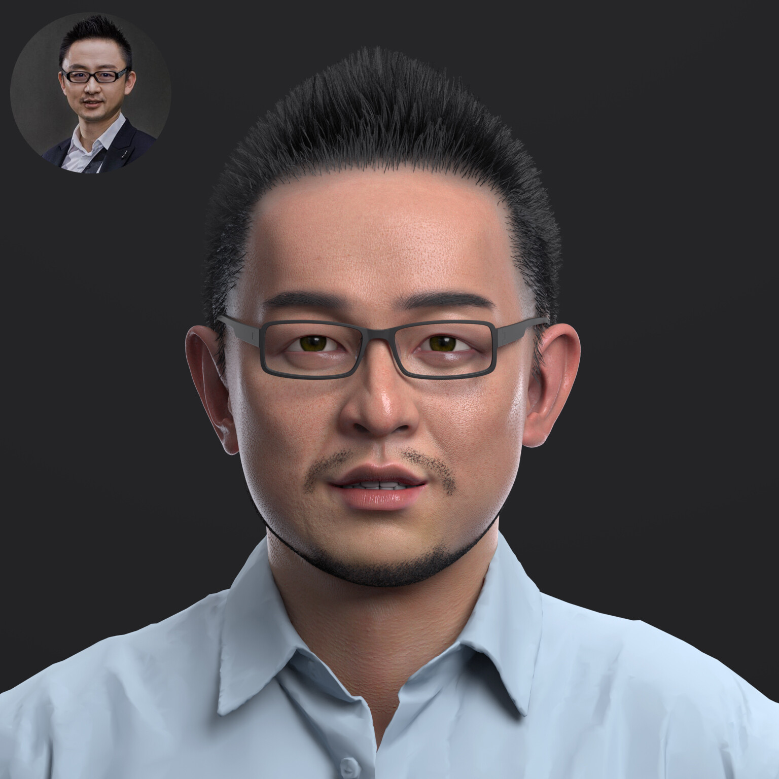 ArtStation - 速雕人头练习1