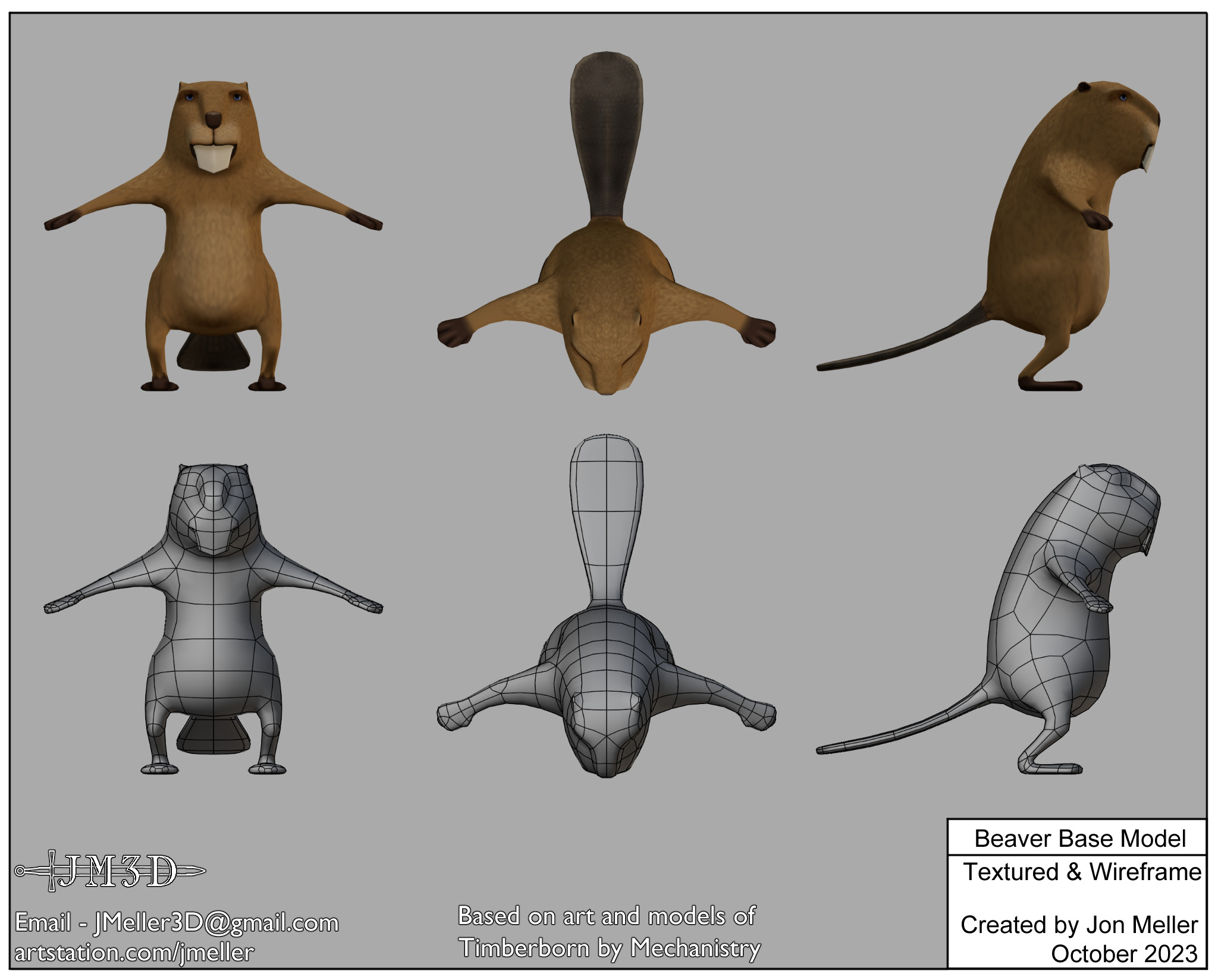 Jon Meller - Timberborn Factions Fanart