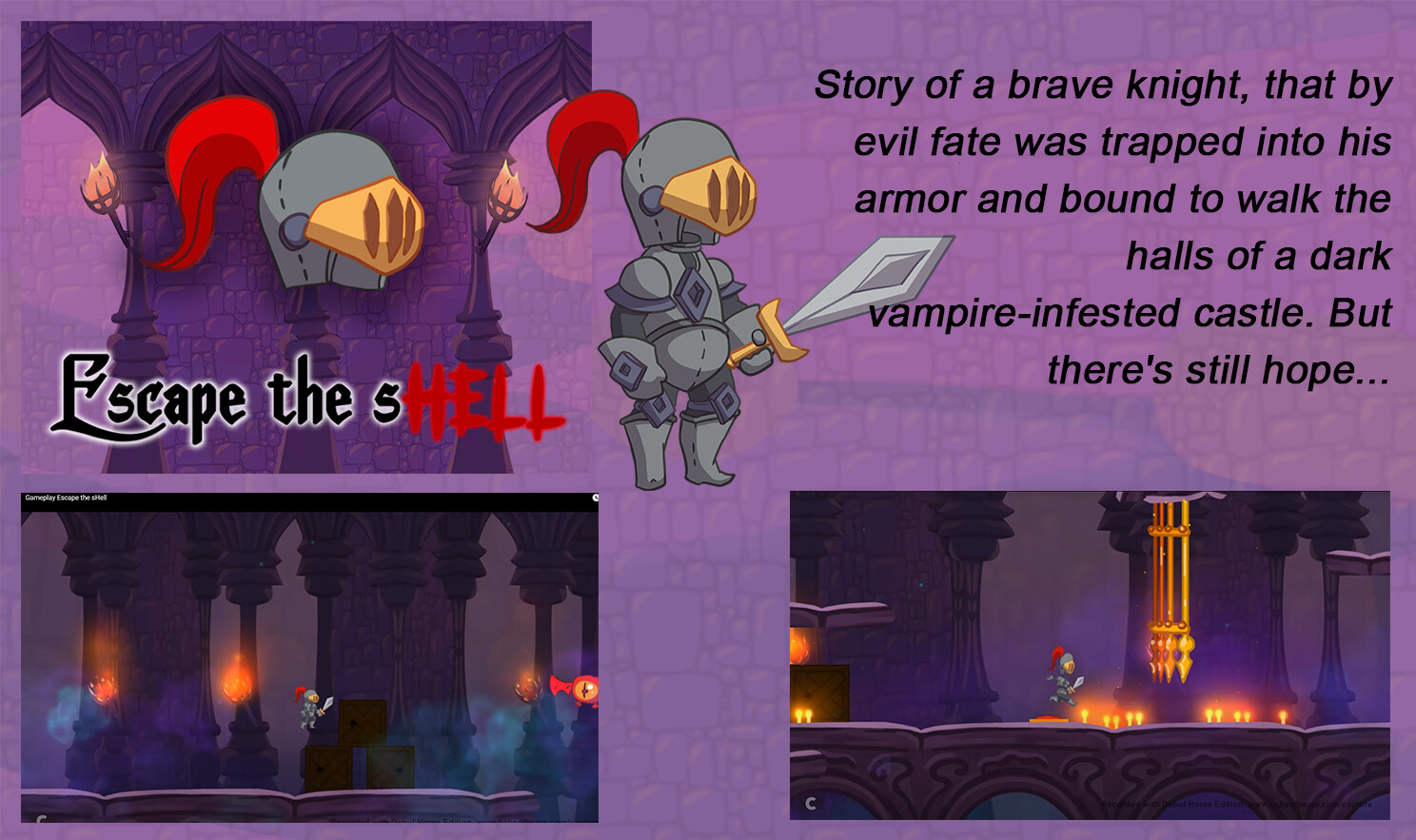 ArtStation - Escape the SHell - platformer game