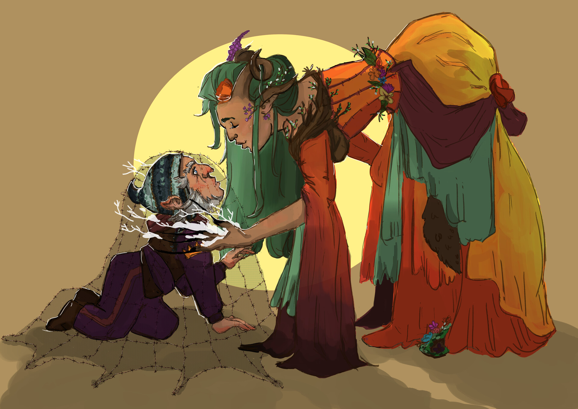 ArtStation - Wait! Let me just give him a kiss before you take him. PlEaSe!