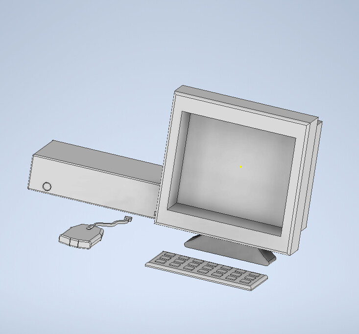 ArtStation - computer with no screen