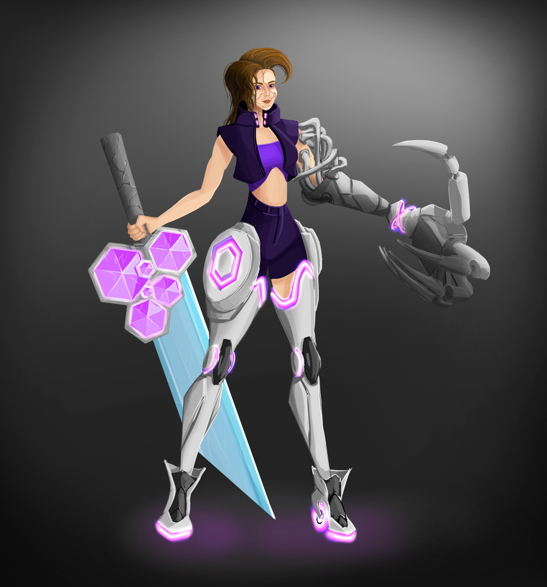 ArtStation - Cyberpunk style character