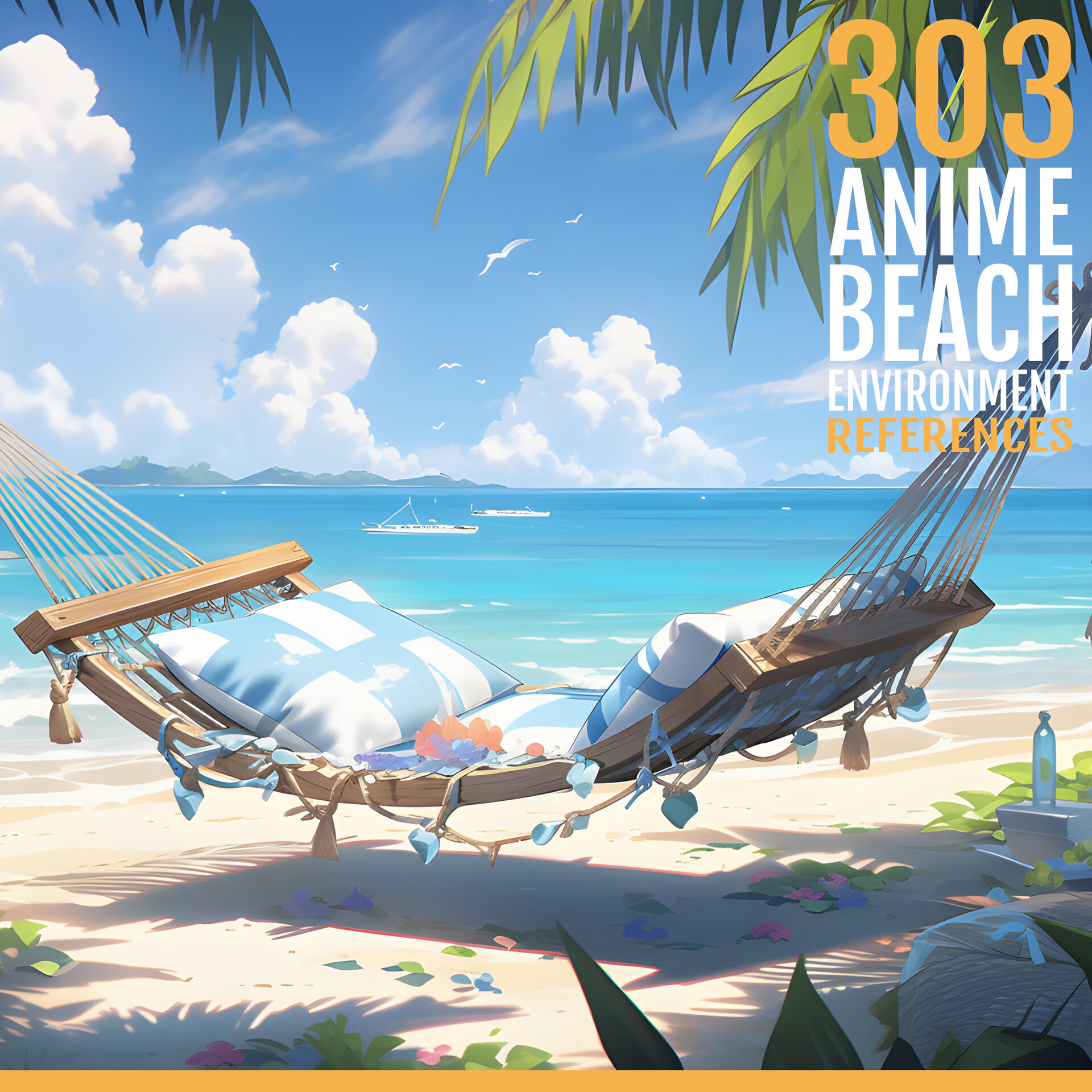 ArtStation - 303 Anime Beach Environment