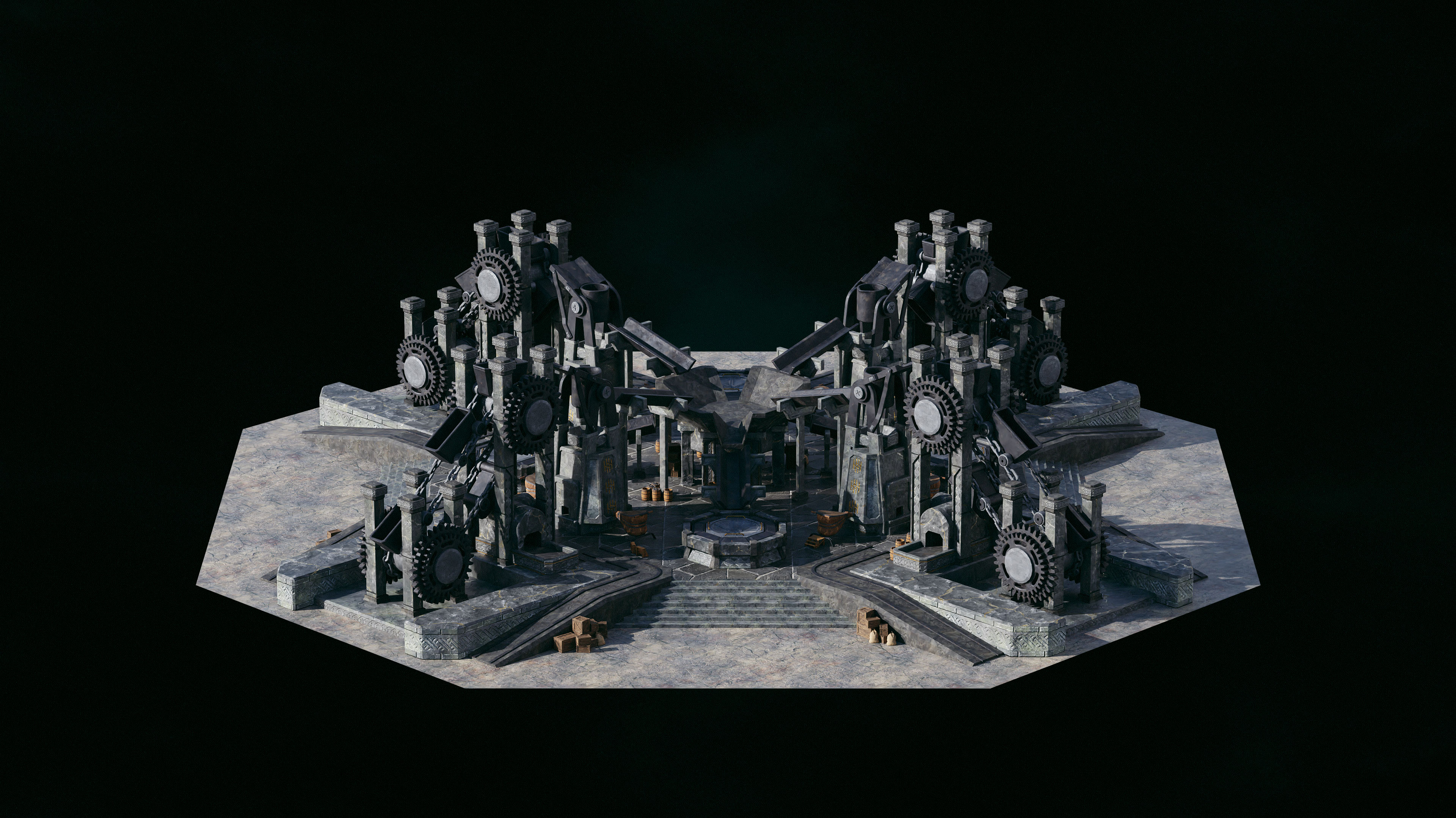 KitBash3D - Iron Forge - Premium 3D Asset Kit