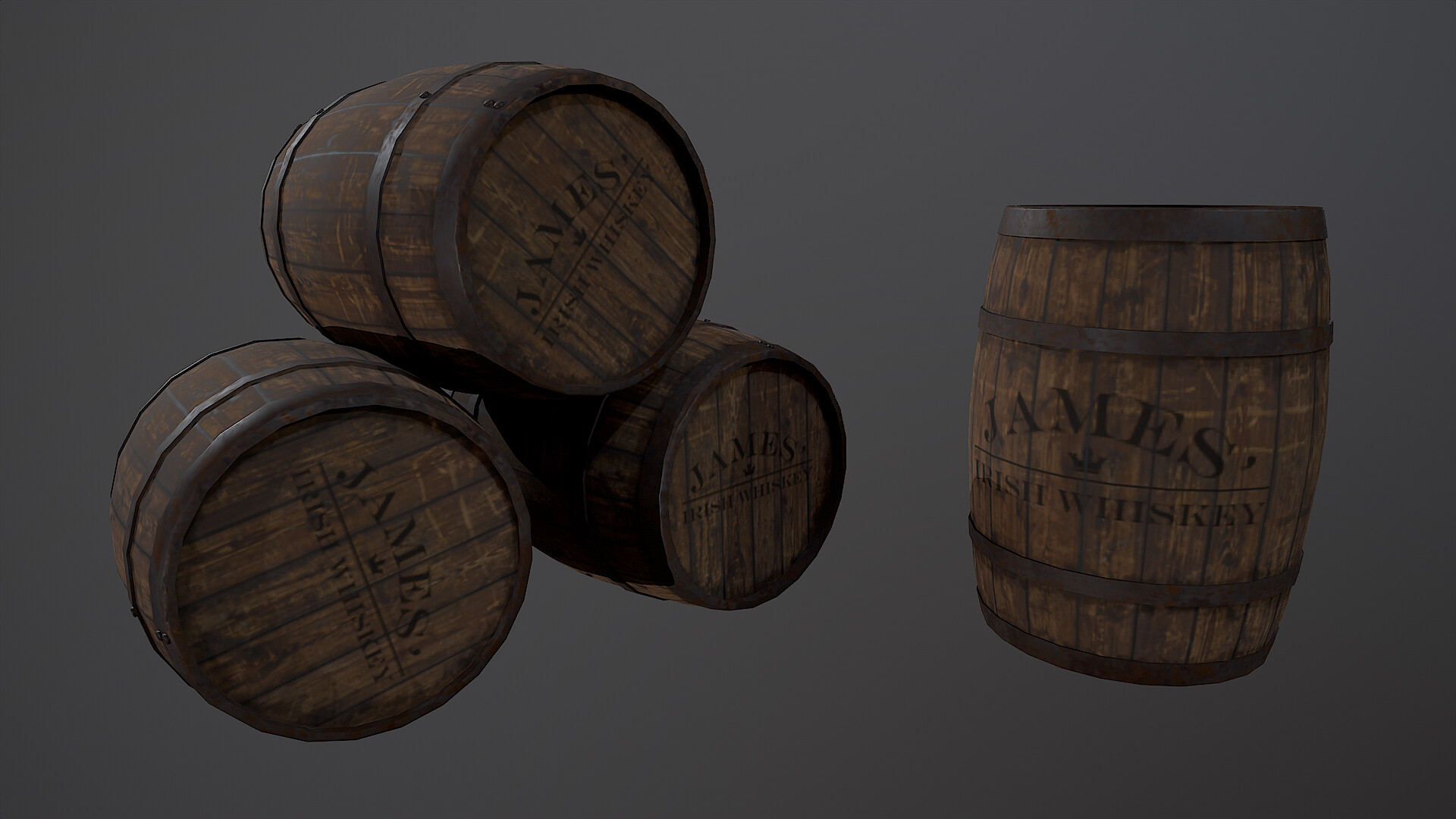 ArtStation - Whiskey Barrel