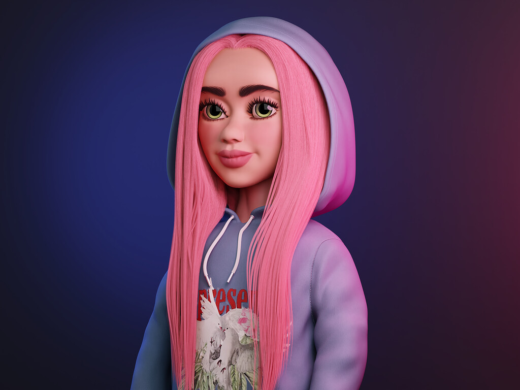 ArtStation - 3d cartoon character
