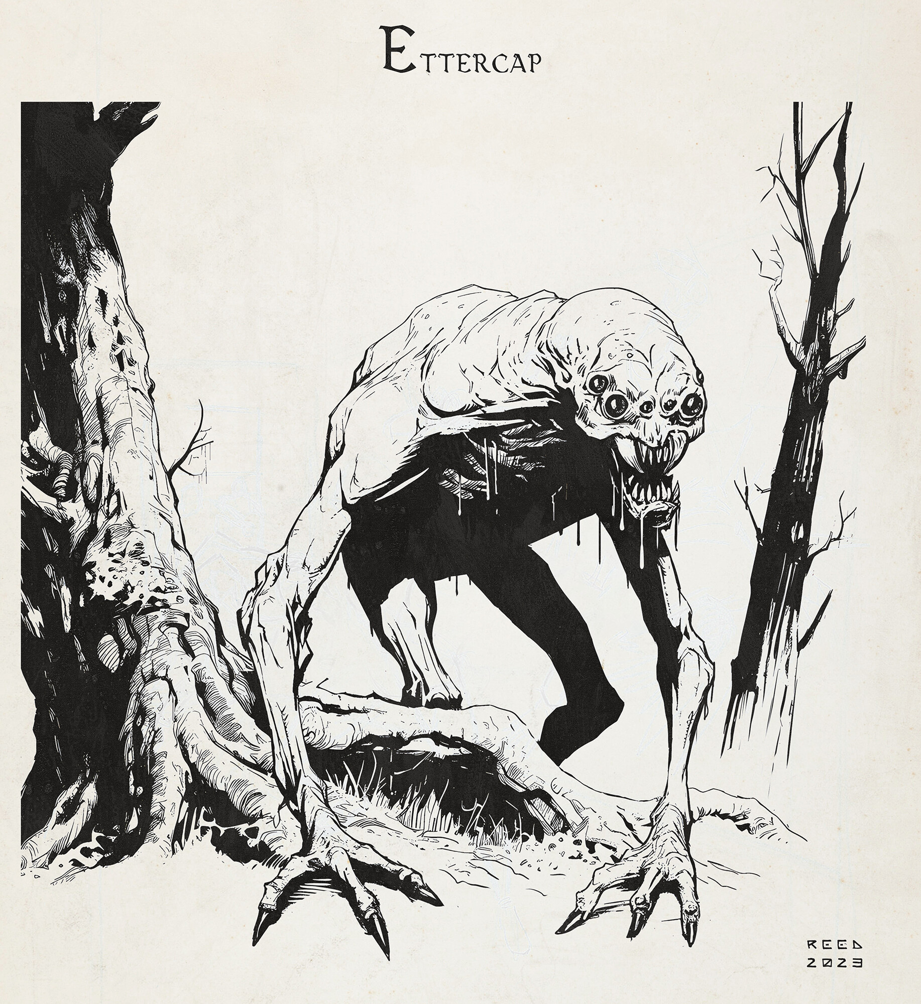 Reed Miller - Inktober 2023 Part 1