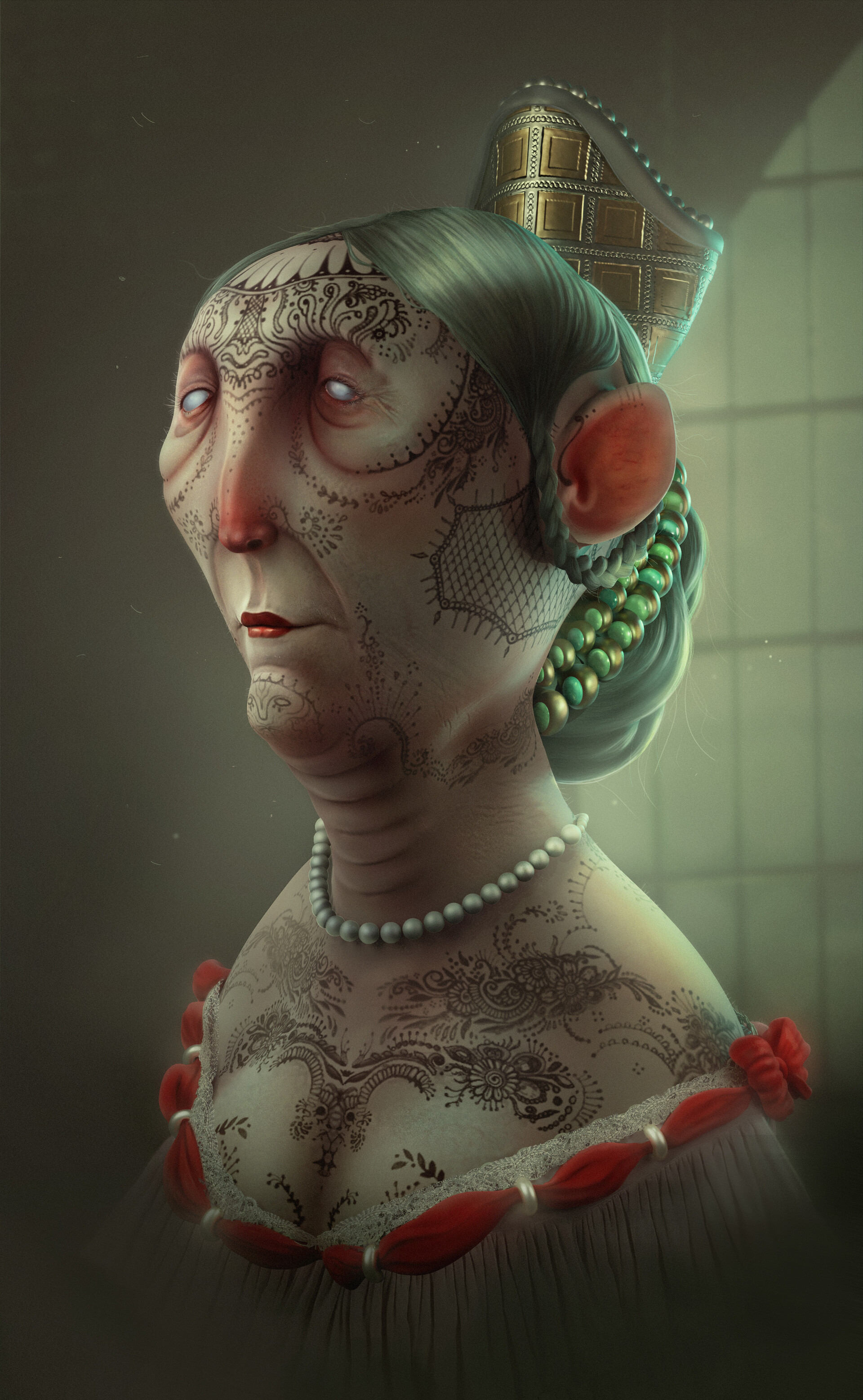 ArtStation - Inked Lady