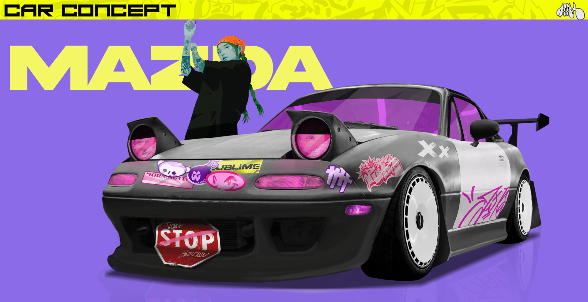 ArtStation - mazda miata concept