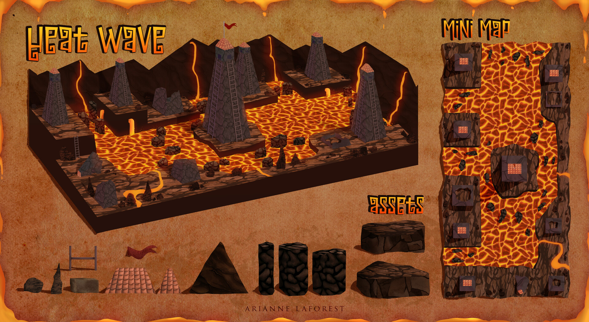 Arianne Laforest - Heat Wave - Game Level