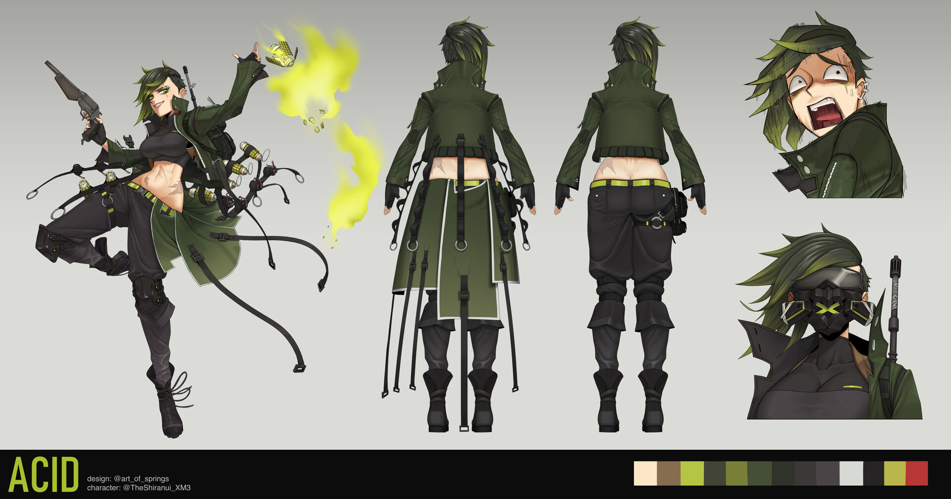 ArtStation - Acid Design sheet