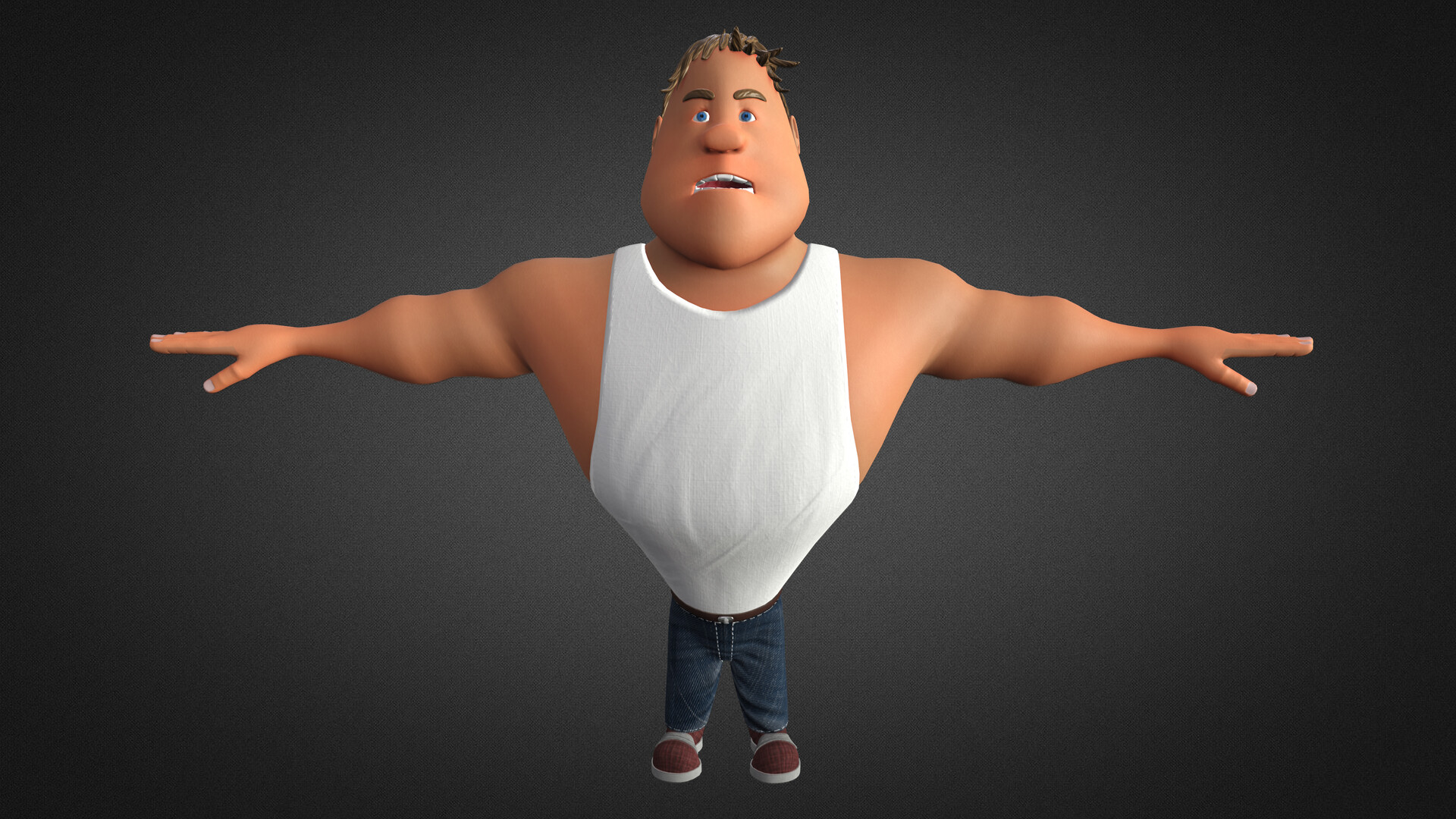 ArtStation - Hank Cartoon Character