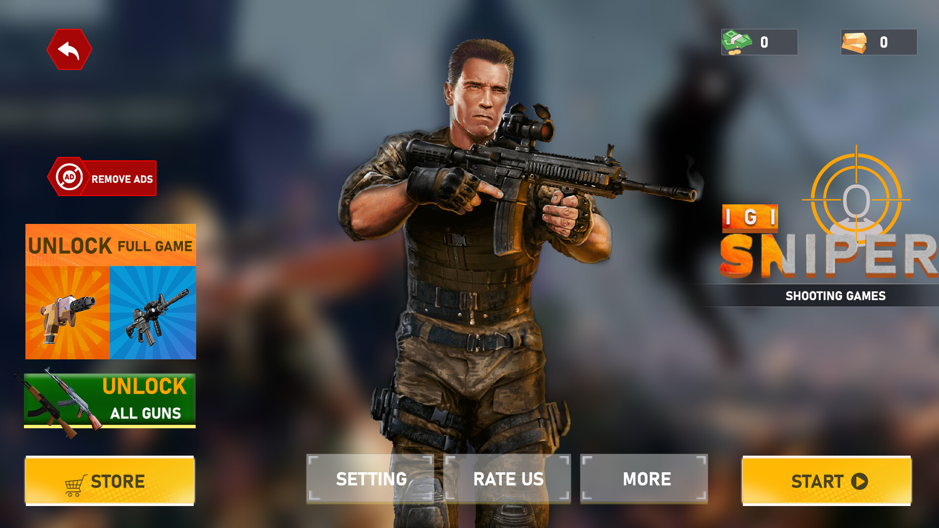 ArtStation - Sniper Shooter Game UI