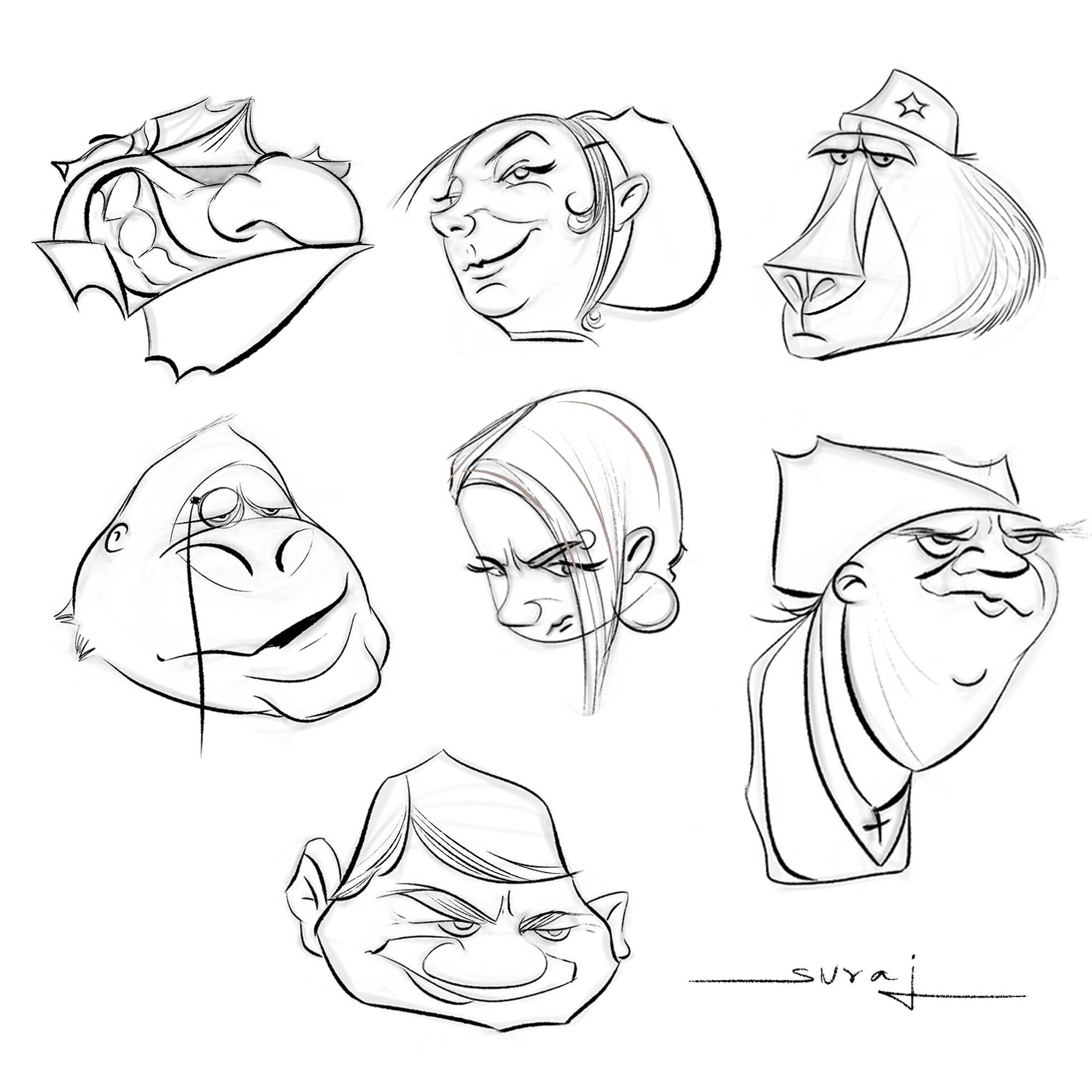 Suraj J. Menon - Shape Character Design - 1