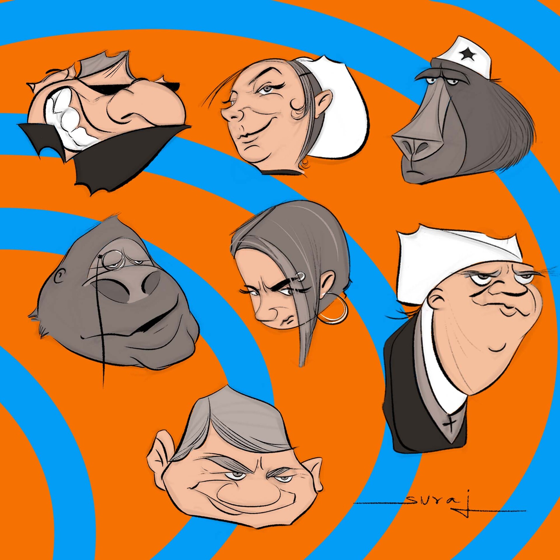 Suraj J. Menon - Shape Character Design - 1