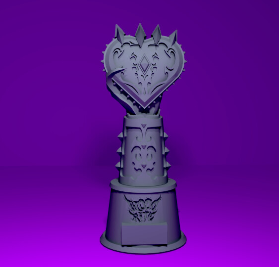 ArtStation - The Iron Heart of Khaine (Warhammer) 3D Model Trophy