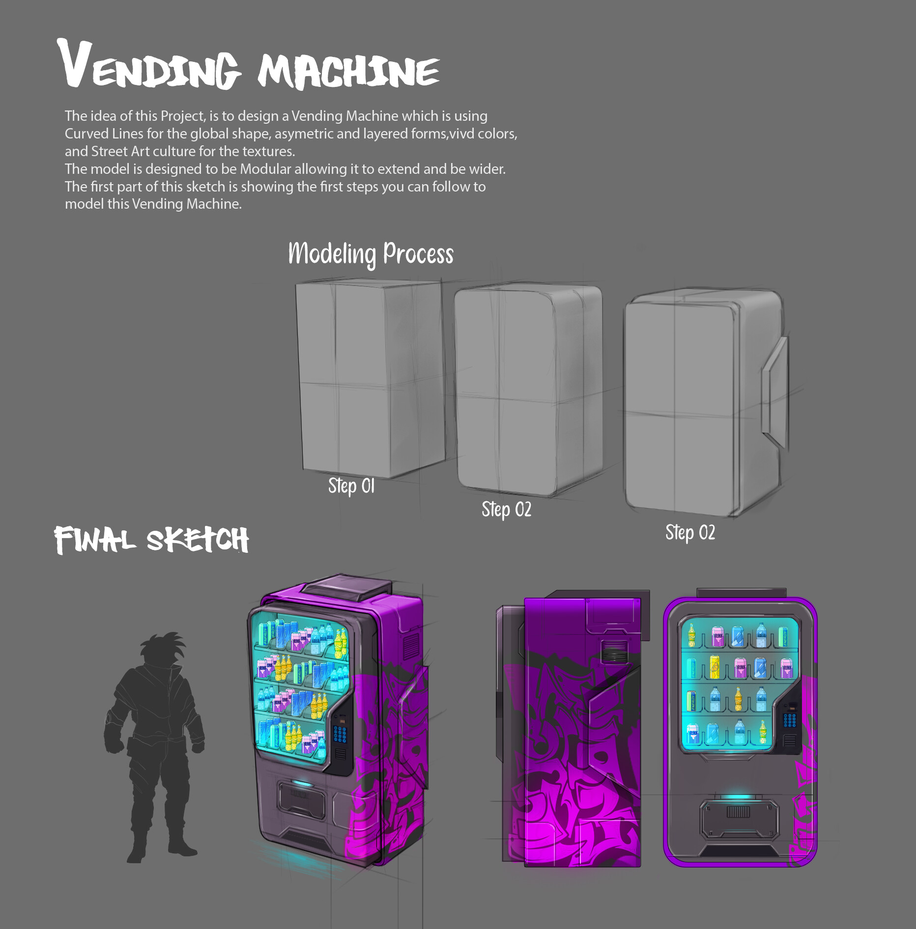 ArtStation - Vending Machine concept art
