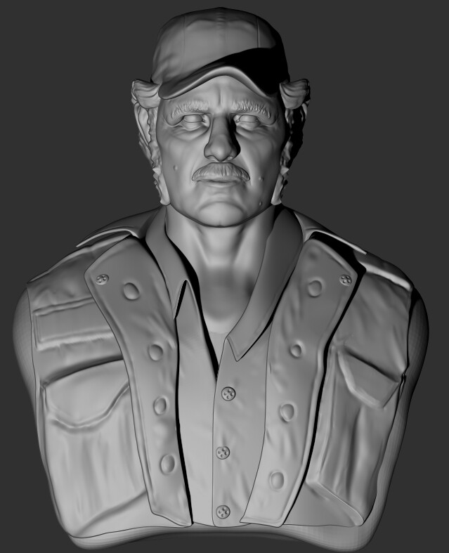 Robert Rea 3D Character Artist - Quint From Jaws Likeness