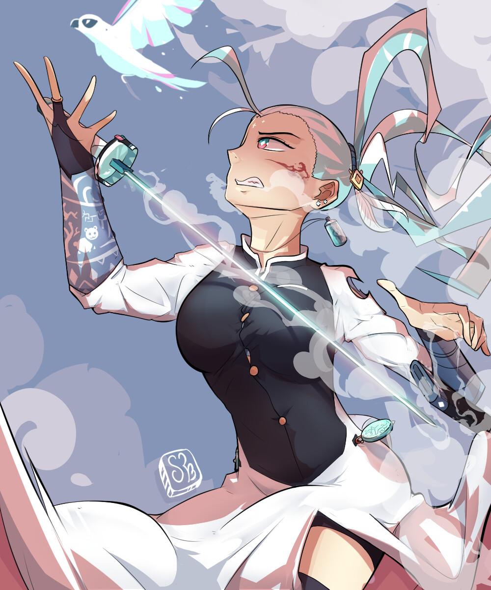 ArtStation - Phantom Breathing (demon slayer)