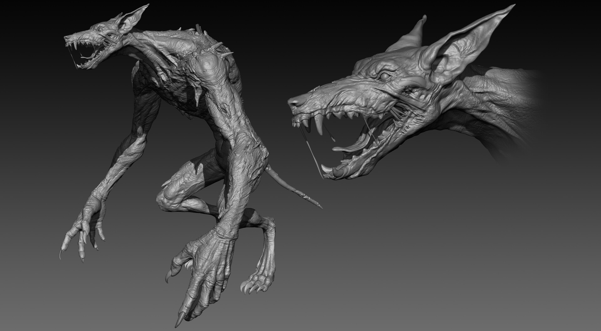 ArtStation - Zombie Dog