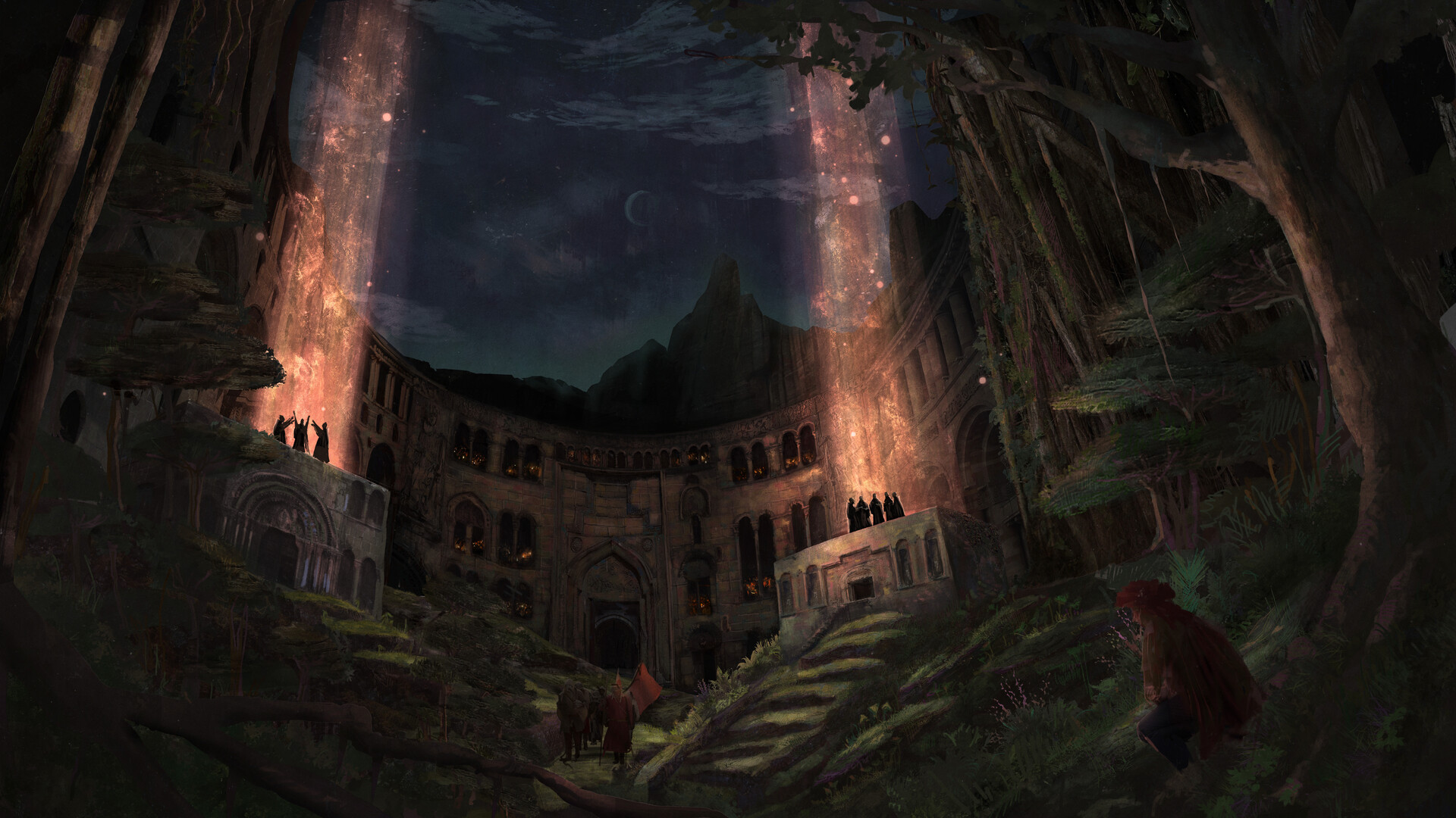 ArtStation - Ascending Haven/forest cult