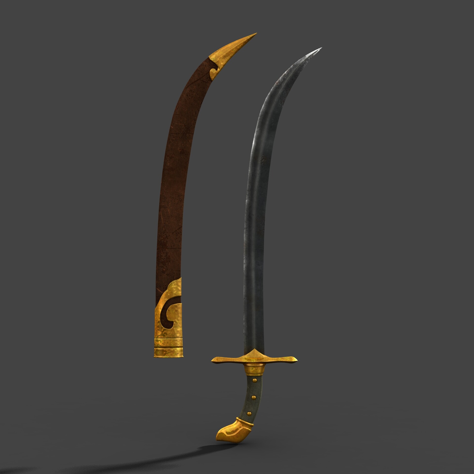 ArtStation - Damaskus Sword