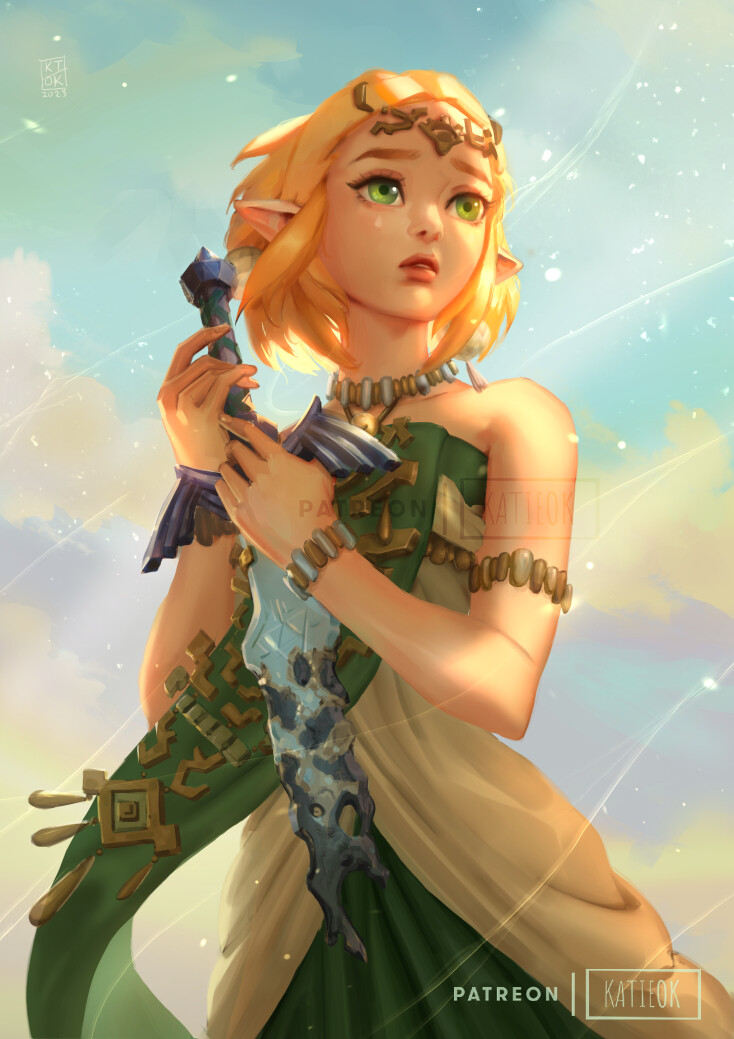 ArtStation - Zelda Tears of the Kingdom fanart