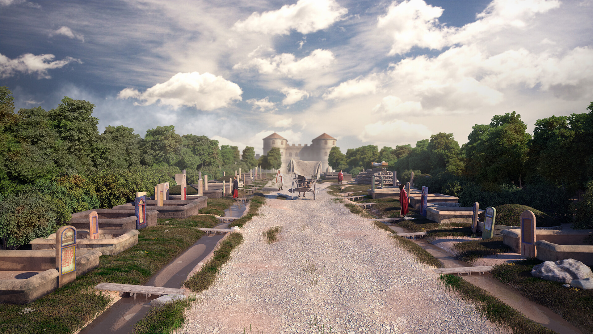 ArtStation - Roman Graveyard