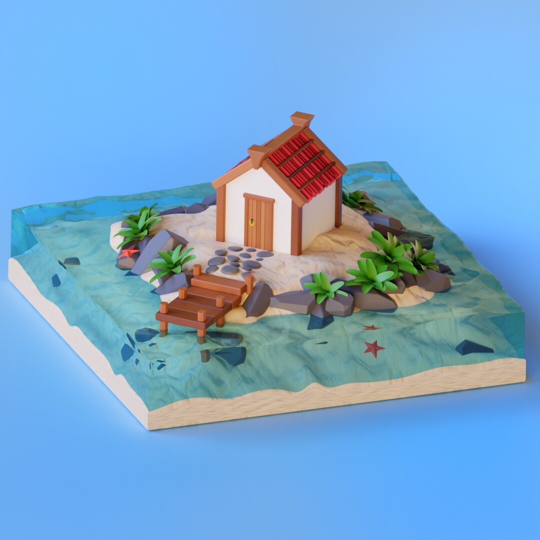 ArtStation - House island
