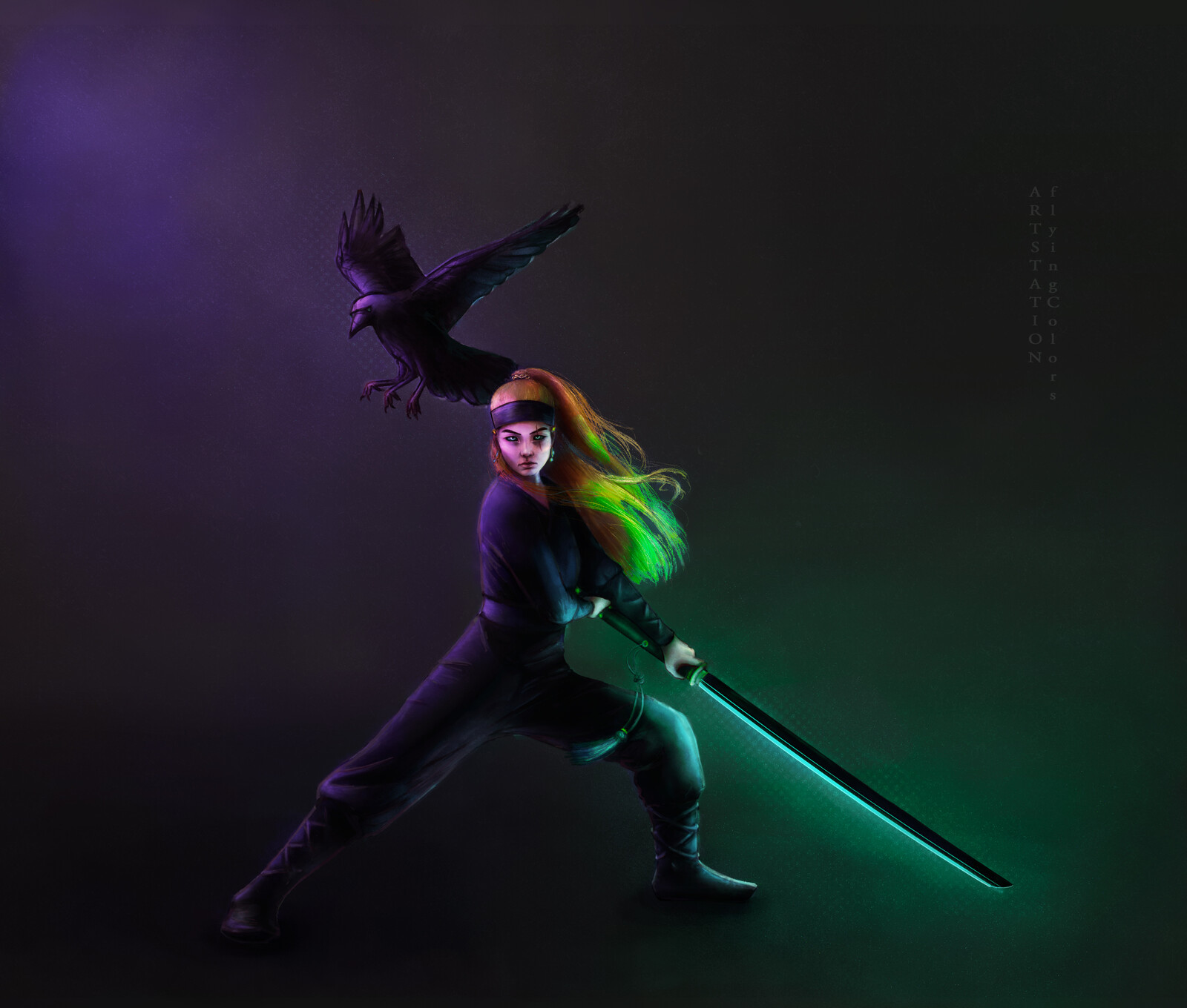 Basak Gormus - Character Concept Art Study - Sashin & Samjoko