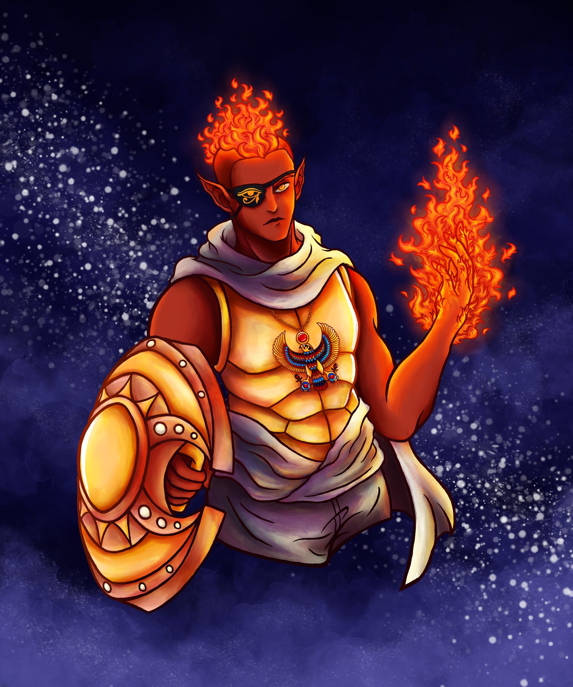 ArtStation - Fire Genasi