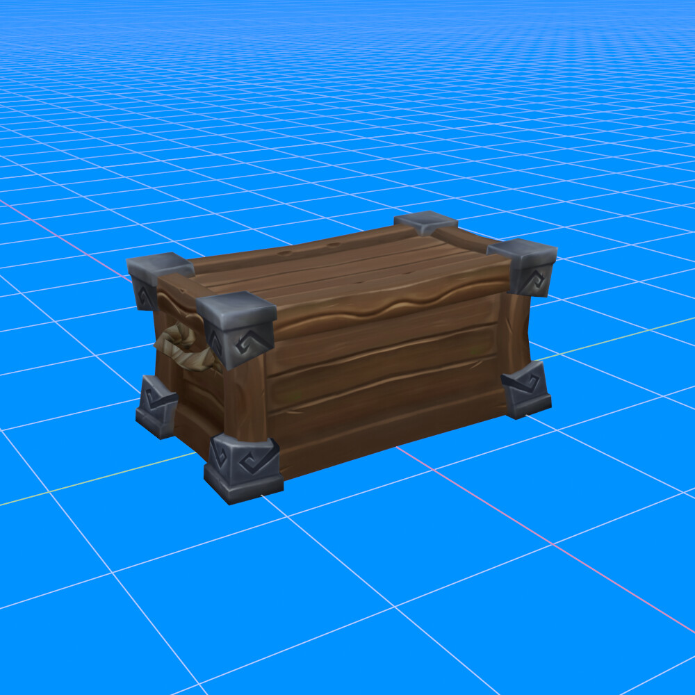 ArtStation - Hand-Paint Crate