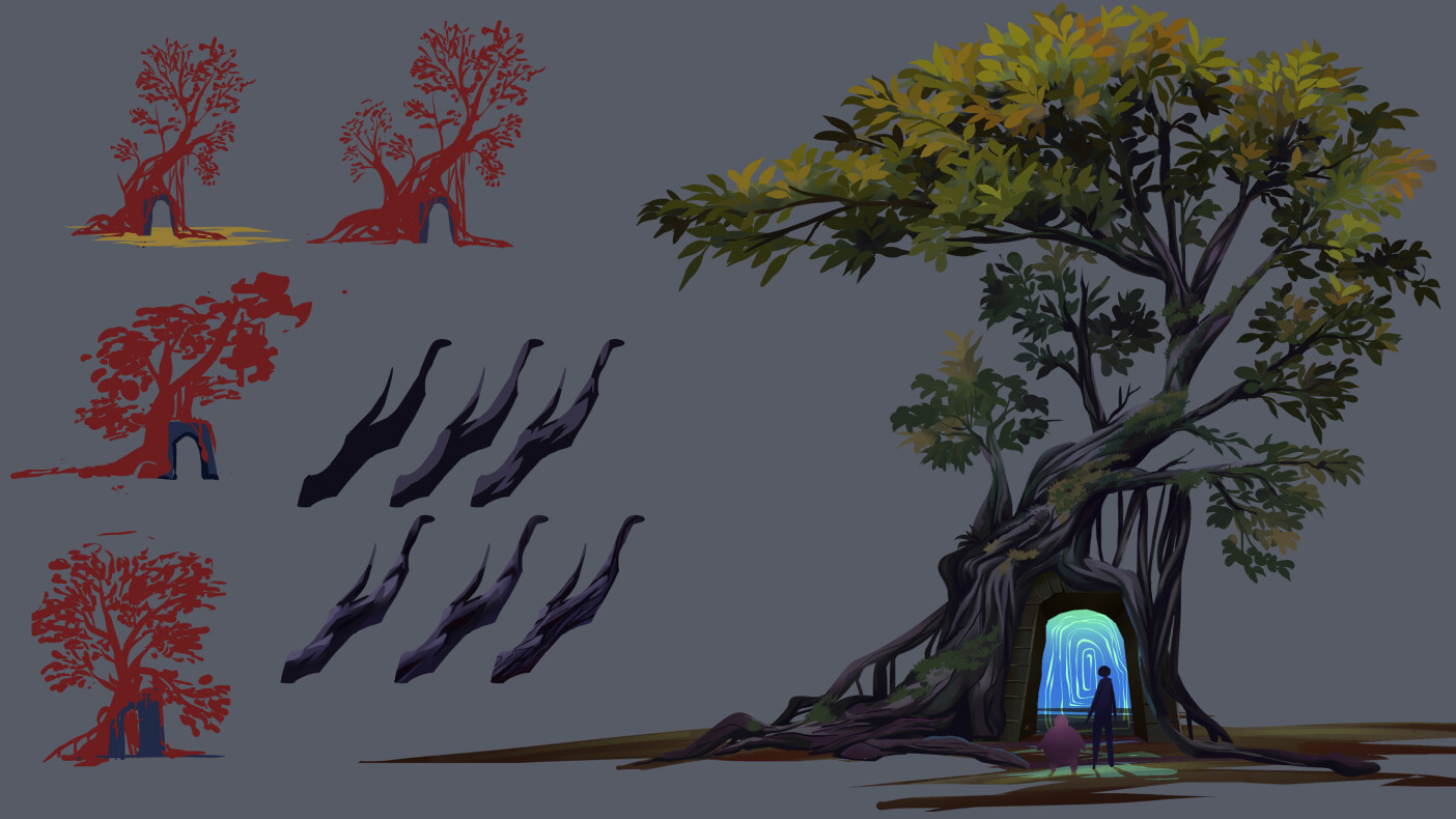 ArtStation - Tree concepts art