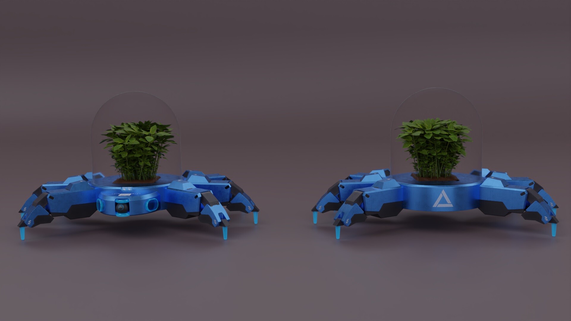 ArtStation - Sci-fi Green Atlas robot