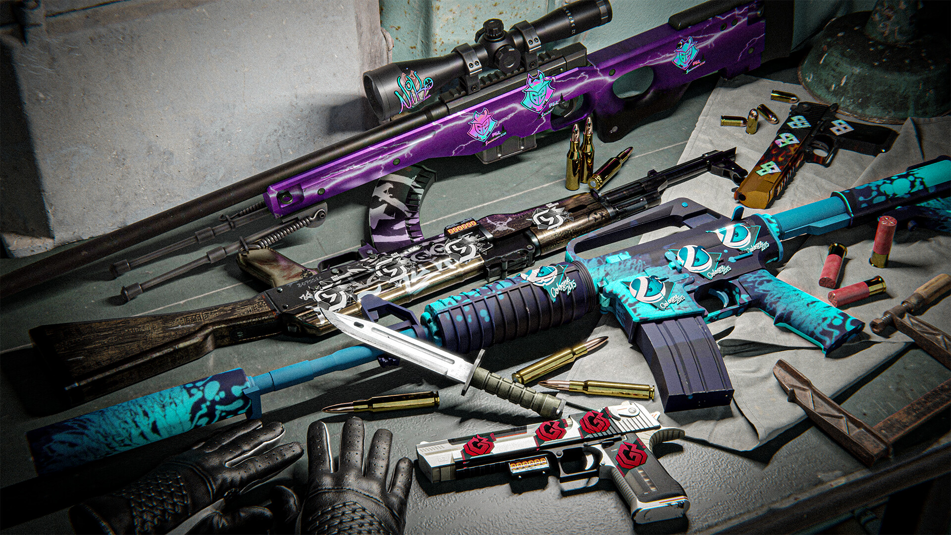 ArtStation - table guns