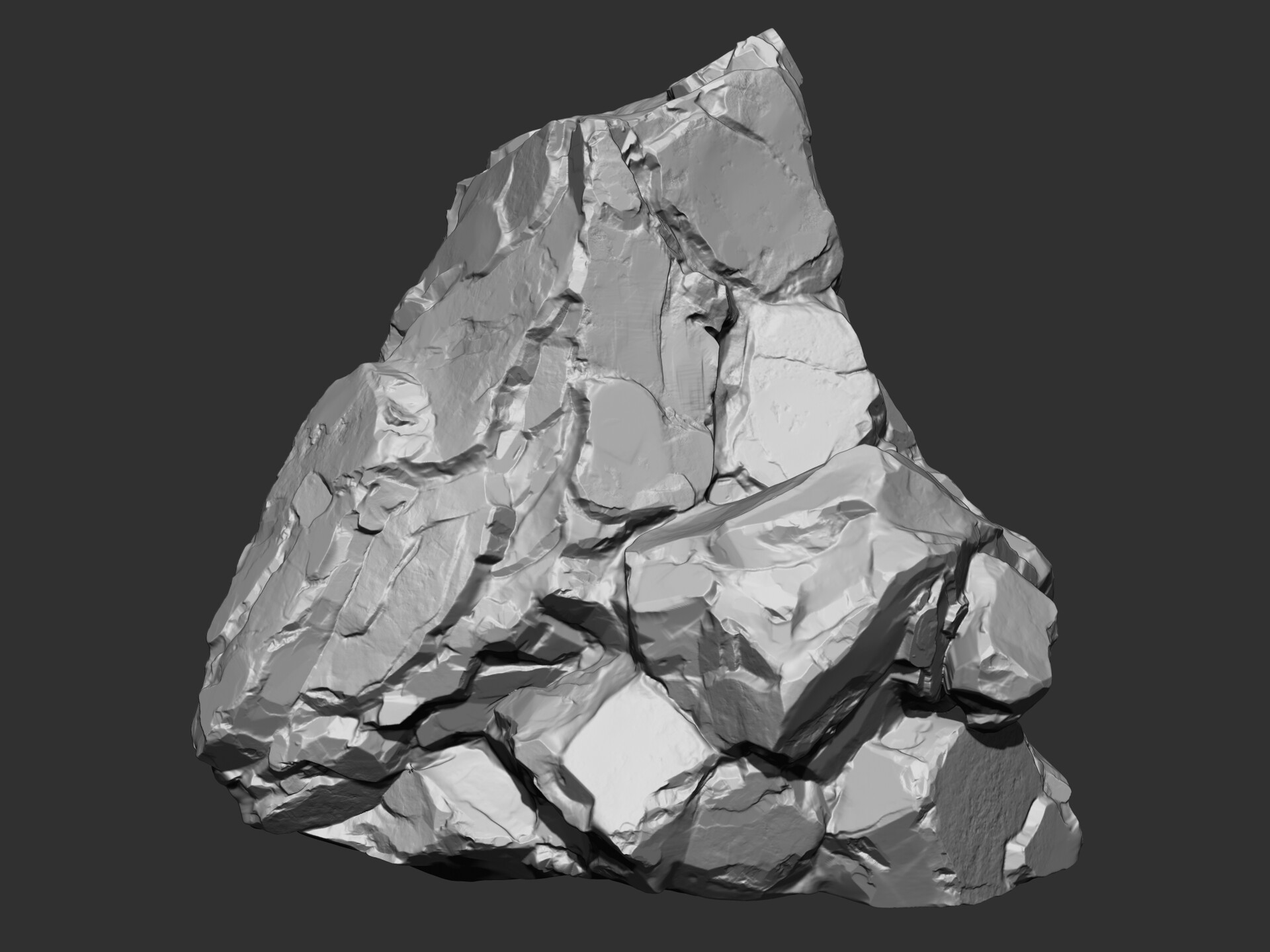 ArtStation - Rock Sculpt Practice